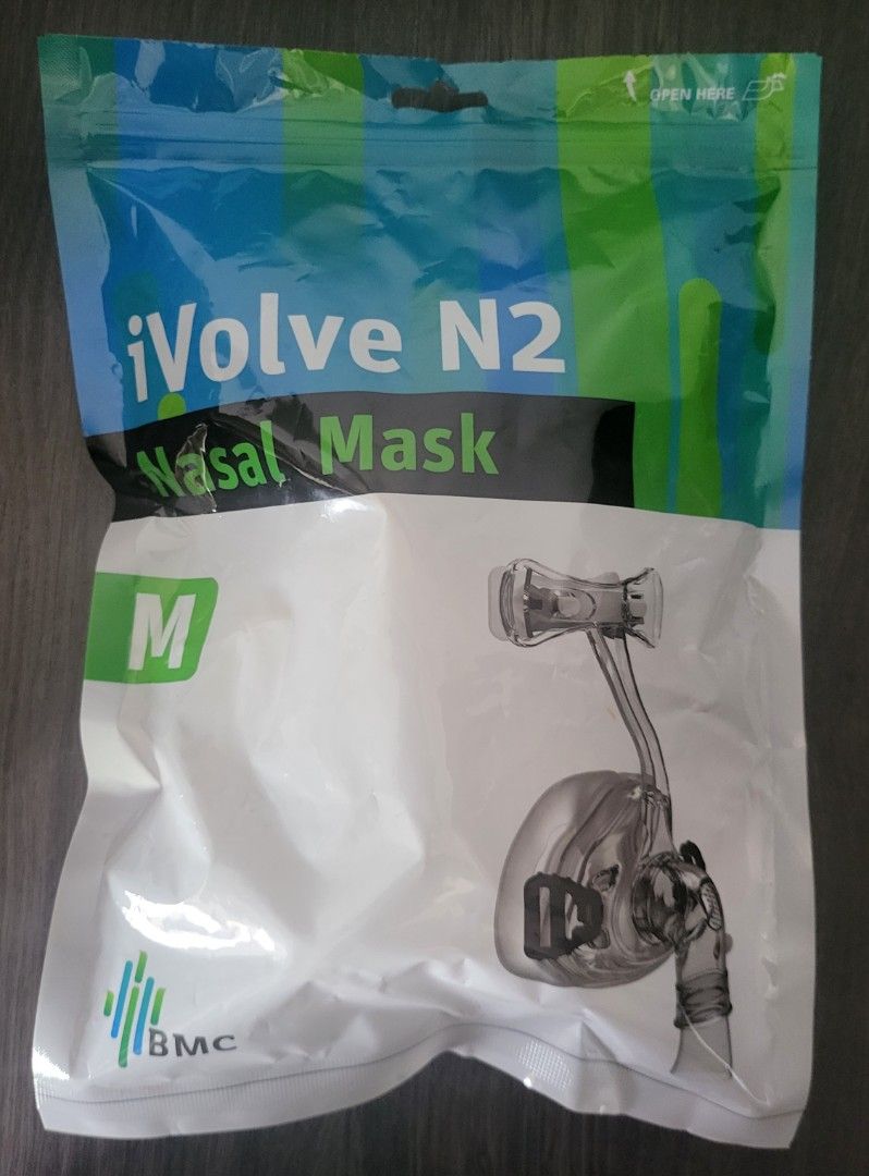 BMC NM2 CPAP Nasal Mask With Headgear For CPAP Auto APAP Bipap BPAP ...