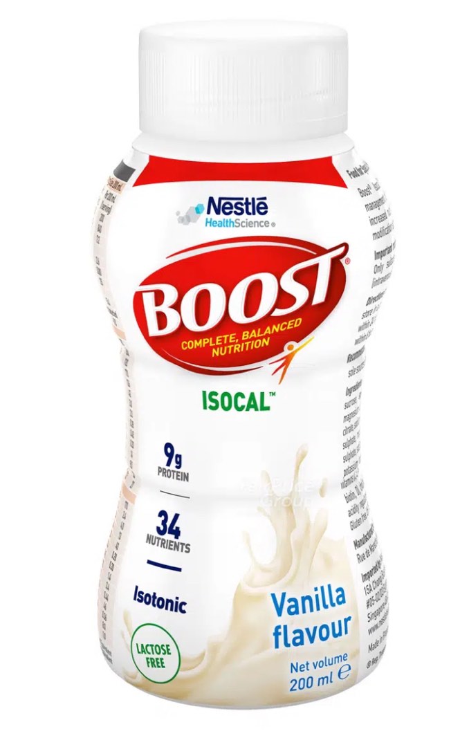 Boost Isocal (200ml) - Vanilla flavour, Health & Nutrition, Health ...