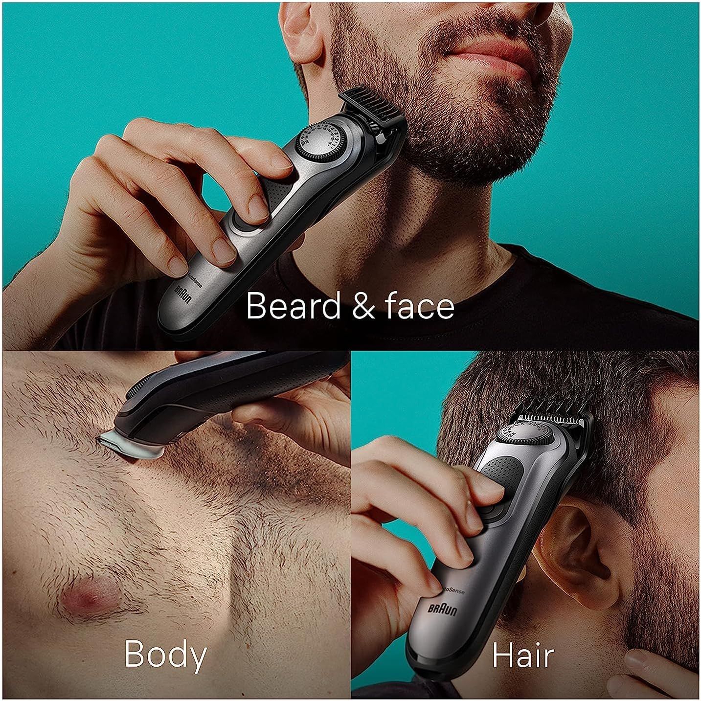 Braun All-in-One Style Kit Series 7 7420, 11-in-1 Trimmer for Men with ...