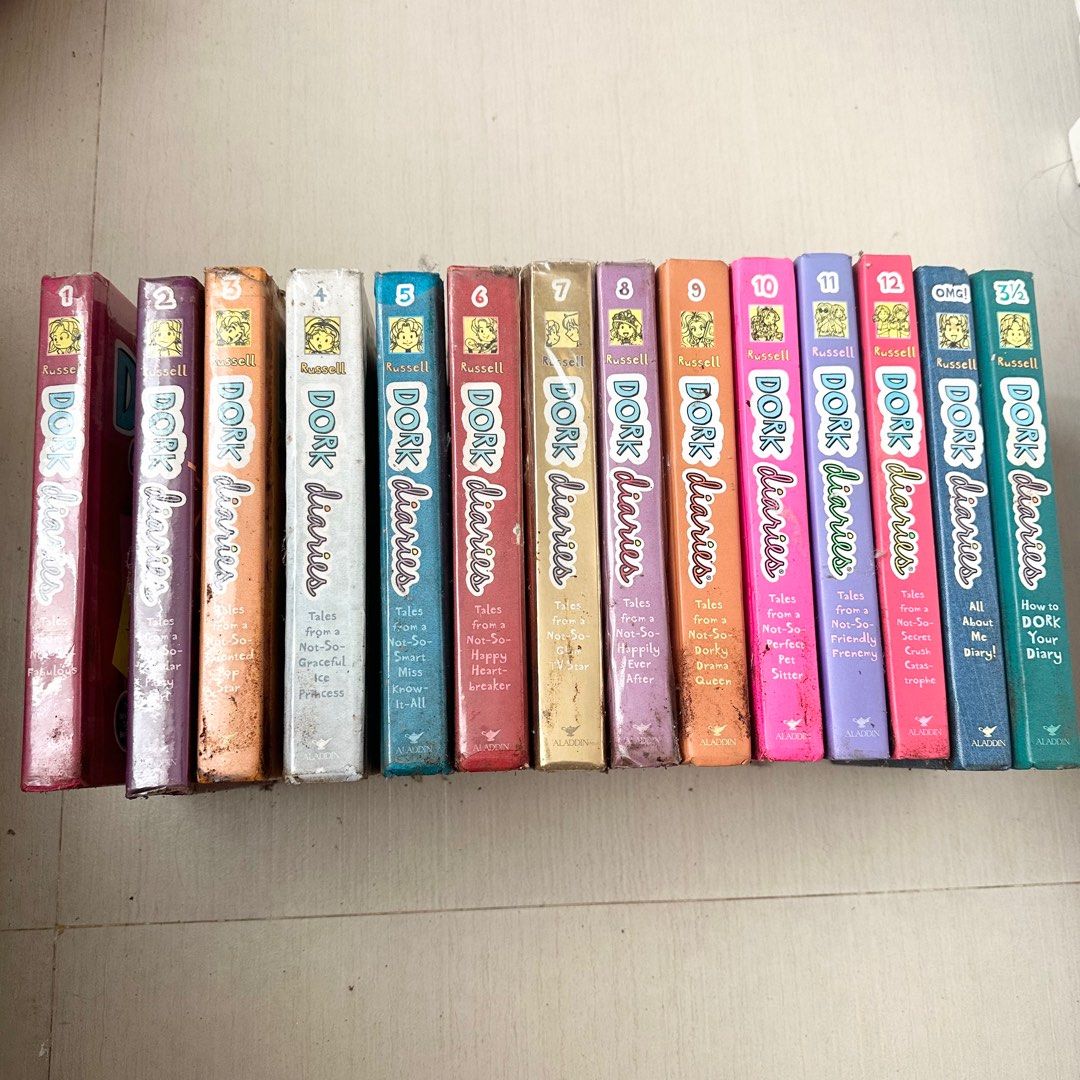 Bundle Complete 14 Dork Diaries Series 1-12 with Free 2 DIY Books (All ...