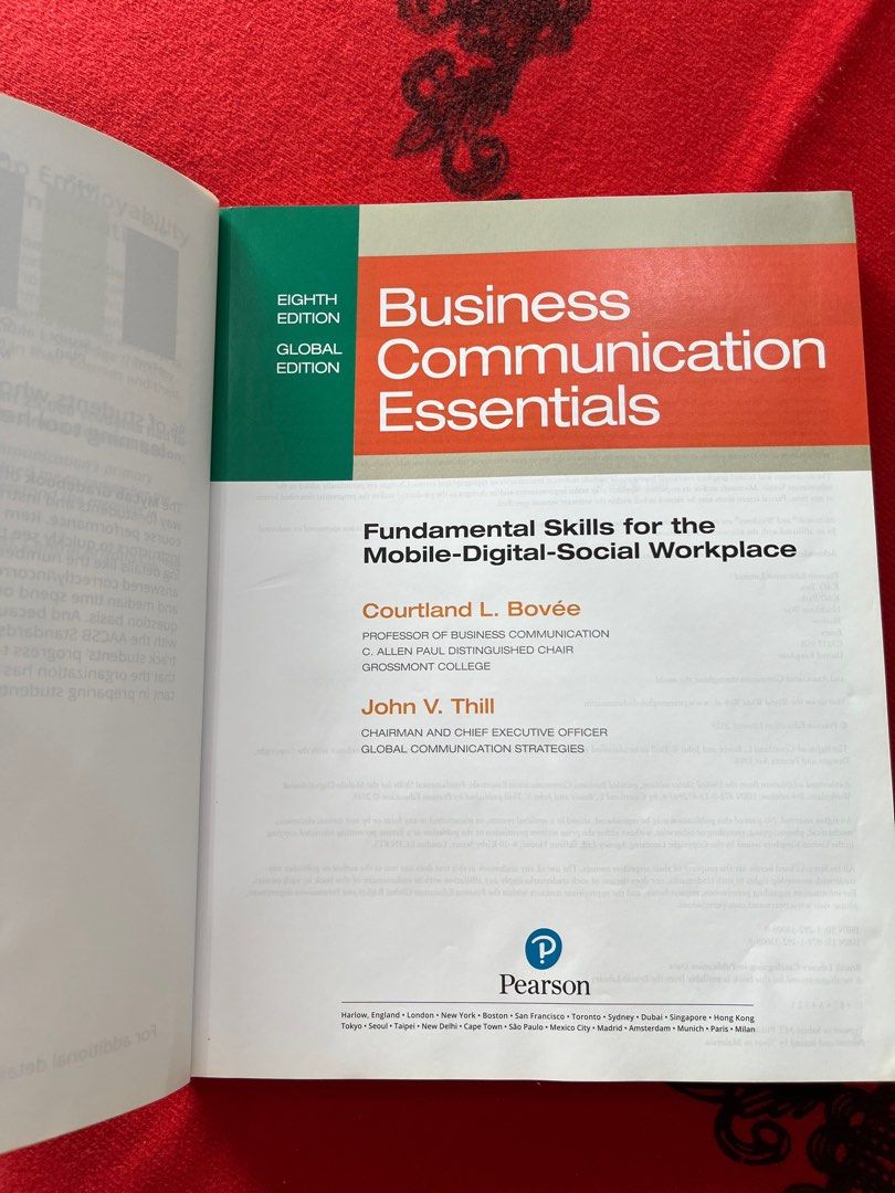 Business Communication Essentials. Fundamental Skills for the Mobile ...