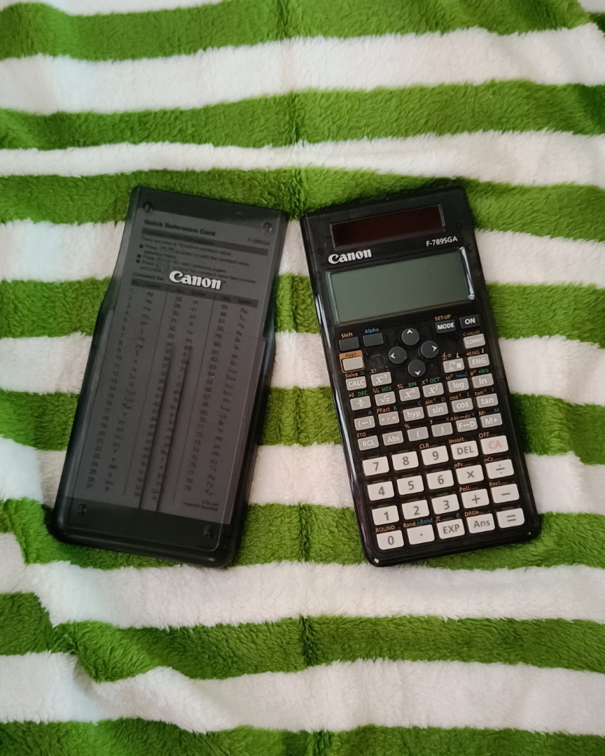 Canon F-789SGA Transparent Calculator, Mobile Phones & Gadgets, Other ...