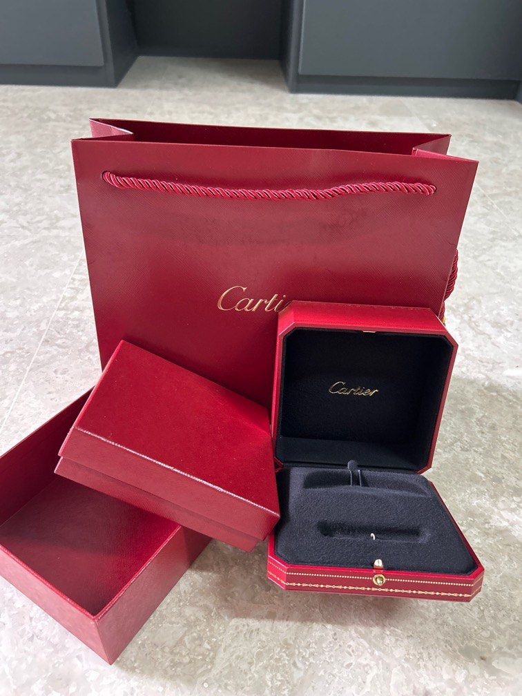 Cartier love bracelet box and paperbag set, Luxury, Accessories on ...