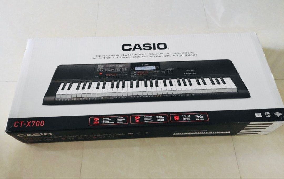 Casio electric keyboard CTX700, Hobbies & Toys, Music & Media, Musical ...