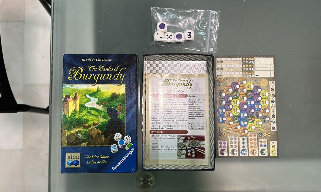 Castles of Burgundy Dice Game (Board Game), Hobbies & Toys, Toys ...