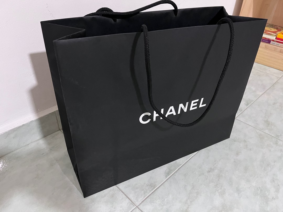 Chanel Paper Bag, Luxury, Bags & Wallets on Carousell