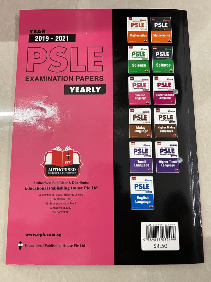 Chinese Language PSLE Examination Papers, Hobbies & Toys, Books ...