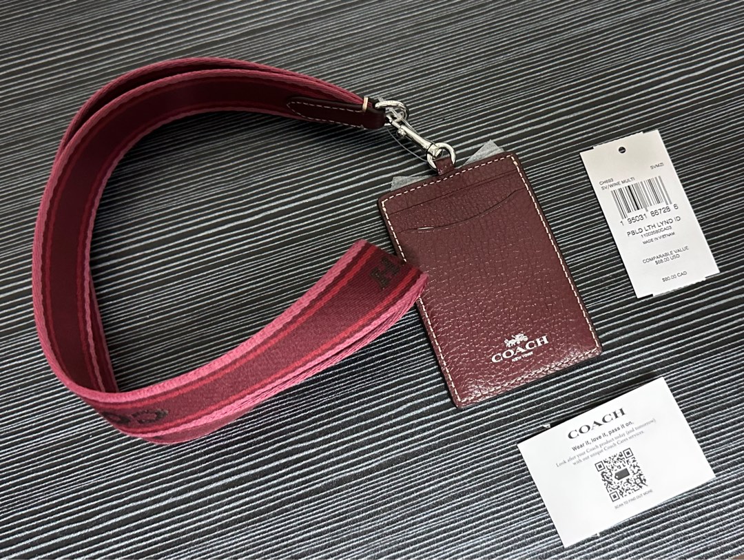 Coach Lanyard-ID, Women's Fashion, Jewelry & Organisers, Accessory ...