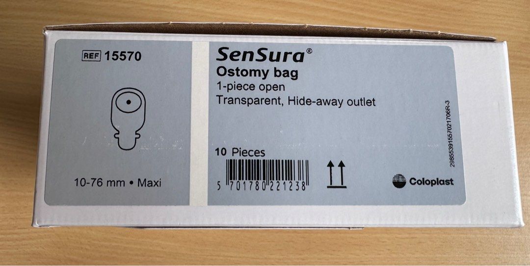 Coloplast Sensura Ostomy Bag 1-pc 15570, Health & Nutrition, Medical ...