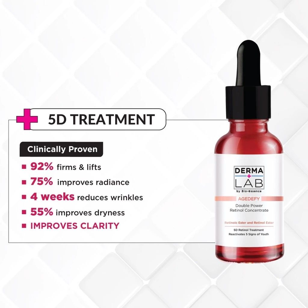 DERMA LAB Agedefy Double Power Retinol Concentrate Serum 30ml, Beauty ...
