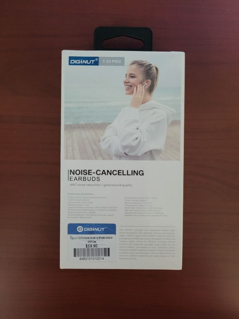 Diginut T-23 Pro wireless noise cancelling earbuds, Audio, Earphones on ...