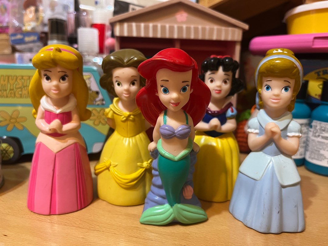 Disney Princess 迪士尼公主 小美人魚 愛麗兒 灰姑娘 仙杜瑞拉 白雪公主 Snow White 美女與野獸 貝兒 睡美人 奧蘿拉 收藏公仔 二手公仔, 書籍、休閒與玩具, 玩具 ...