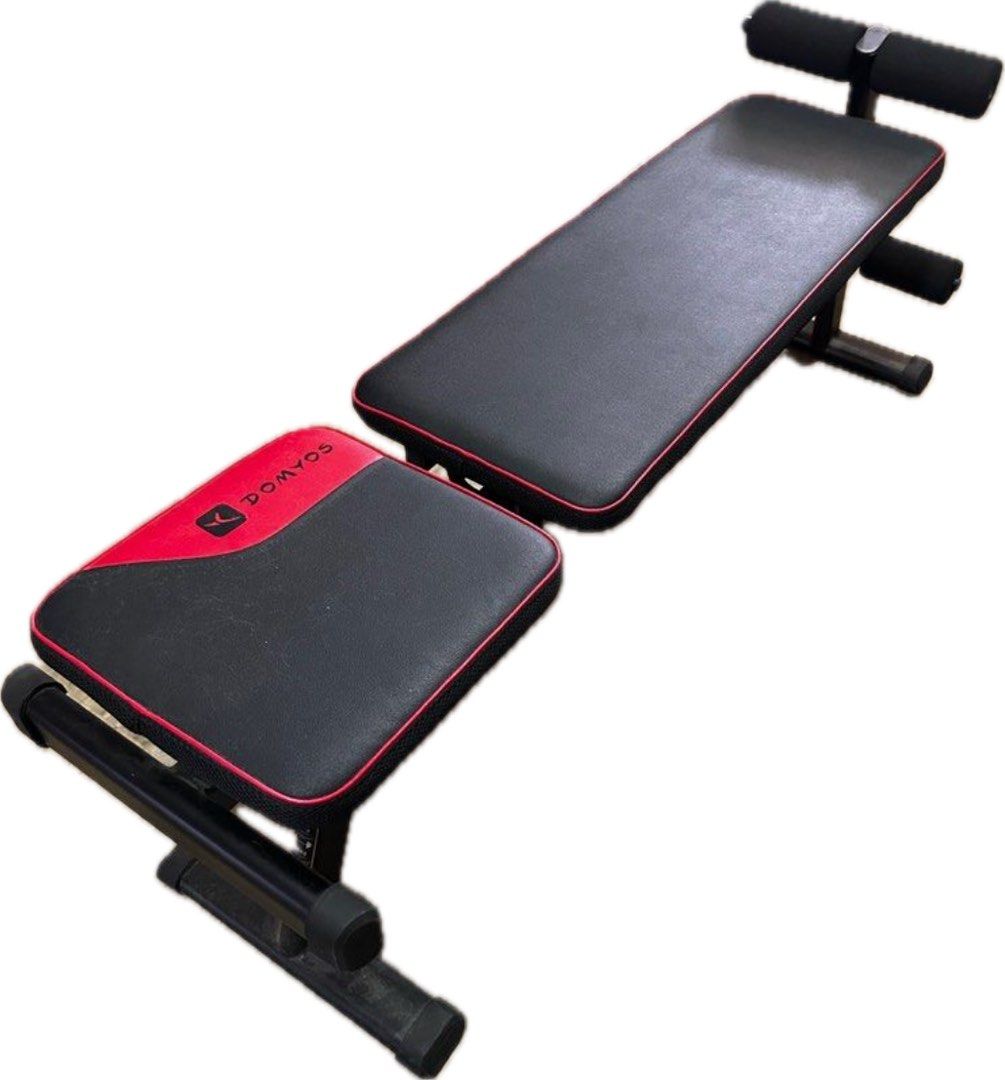 Domyos bench, Sports Equipment, Exercise & Fitness, Weights & Dumbbells ...