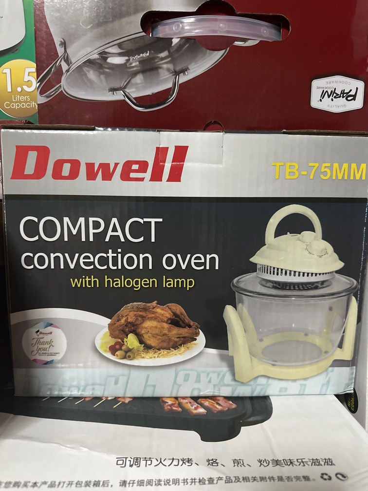 Dowell compact convection oven with halogen lamp, TV & Home Appliances ...