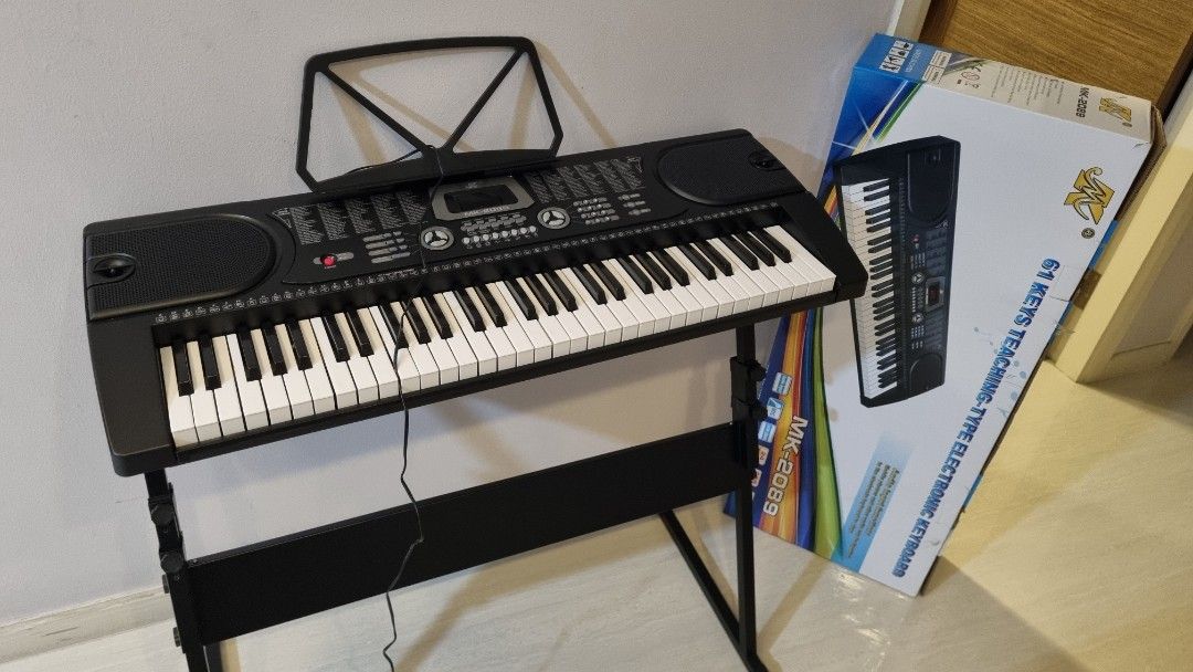 Electronic keyboard MK-2089 61 keys, Hobbies & Toys, Music & Media ...