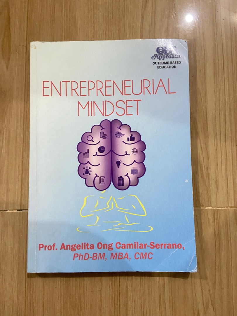 ENTREPRENEURAL MINDSET BY PROF. ANGELITA ONG CAMILAR-SERRANO, Hobbies & Toys, Books & Magazines ...
