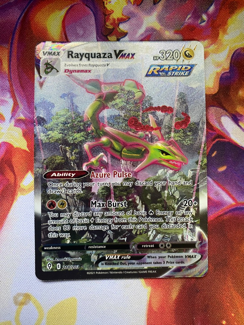 Evolving Skies Rayquaza VMAX Alt Art, Hobbies & Toys, Toys & Games on ...