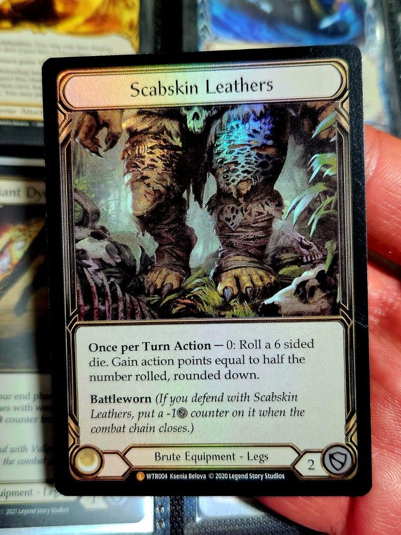 Flesh & Blood Welcome to Rathe Scabskin Leathers Rainbow Foil, Hobbies ...