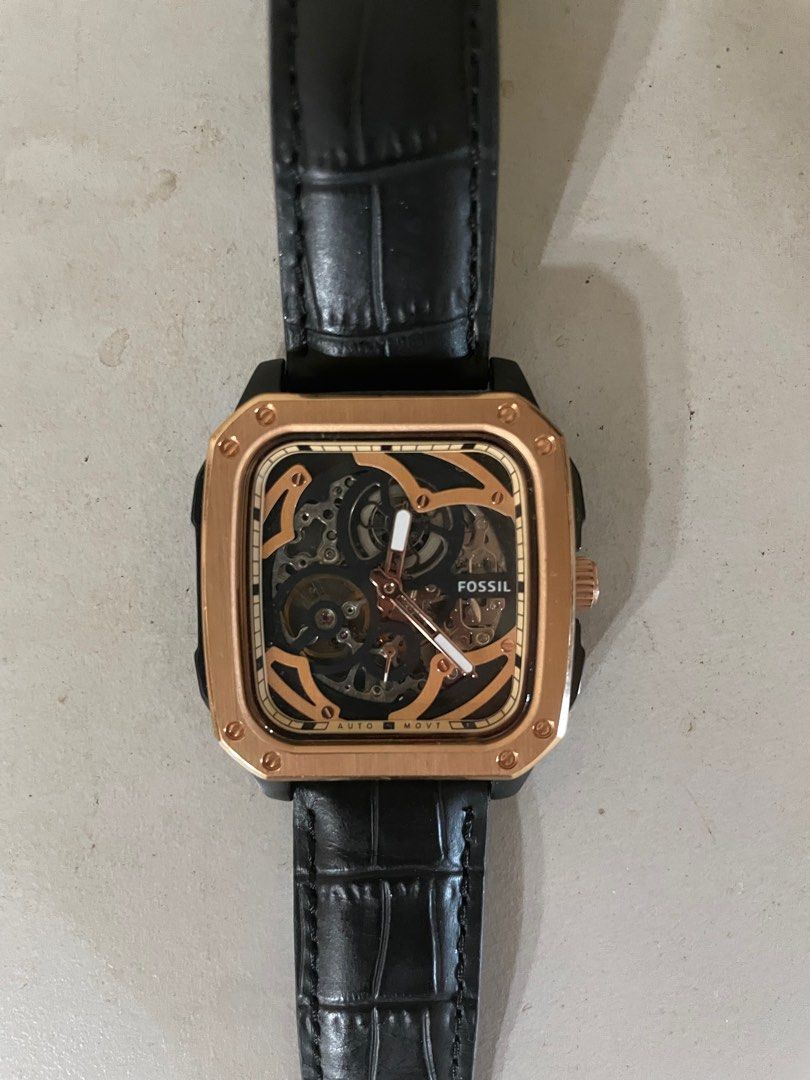 Fossil Automatic Watch (Rose gold), Men's Fashion, Watches ...