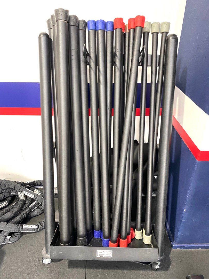 FREE delivery: Full set 16/12/8/4kg Weighted Revo Bars, Sports ...