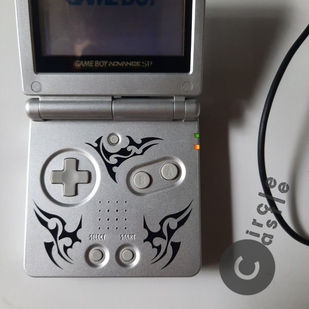 Gameboy Advance SP-001 Limited Tribal Edition, Video Gaming, Video Game ...