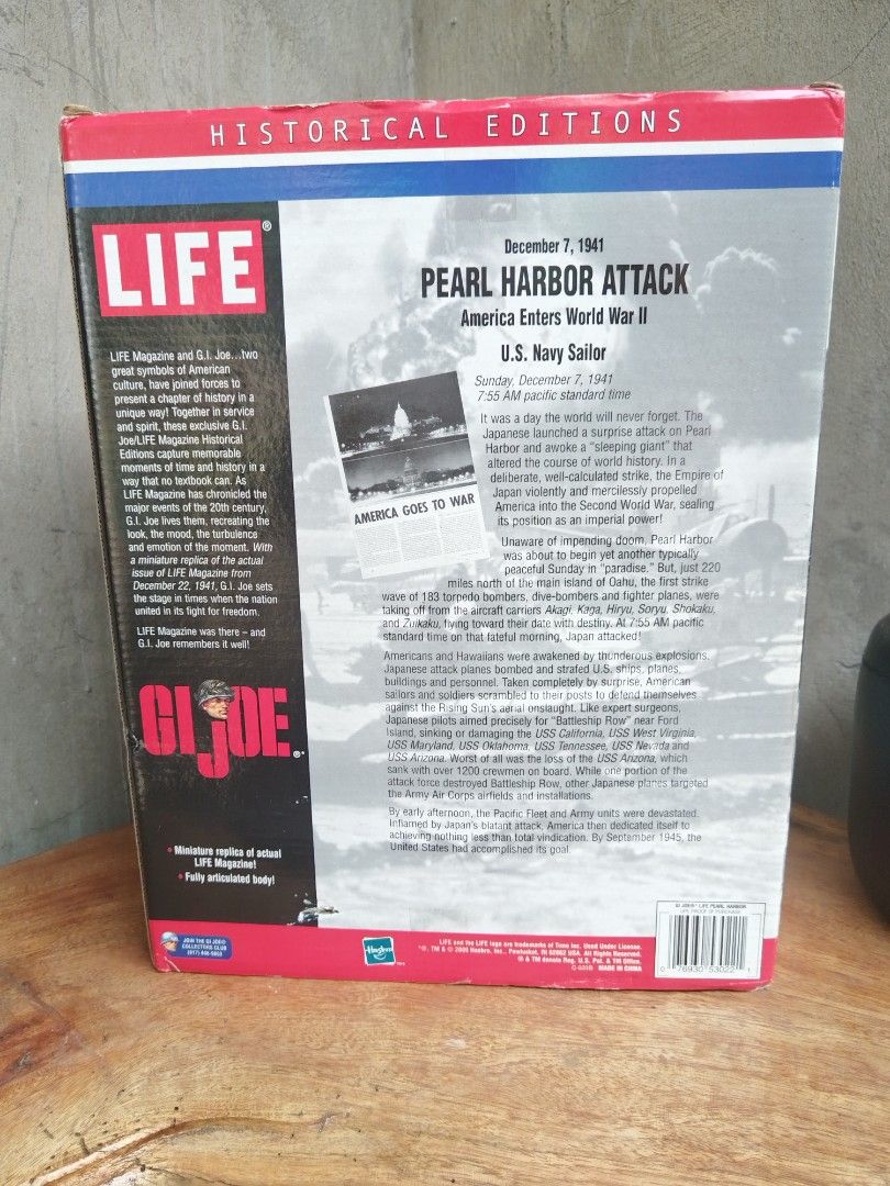 Gi Joe Pearl Harbor ( Historical Edition ), Hobbies & Toys, Memorabilia ...