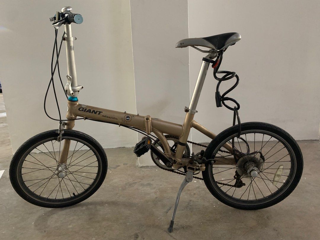 Giant folding bike Halfway 6.0 Rd 7 speed, Sports Equipment, Bicycles ...