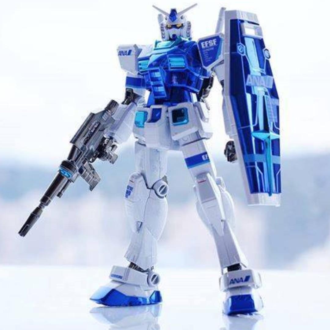 全新未砌 ANA 日本限定 電鍍特別版 (好似超合金咁靚) BANDAI HG 1比144 RX-78-2 RX78 HGUC High ...