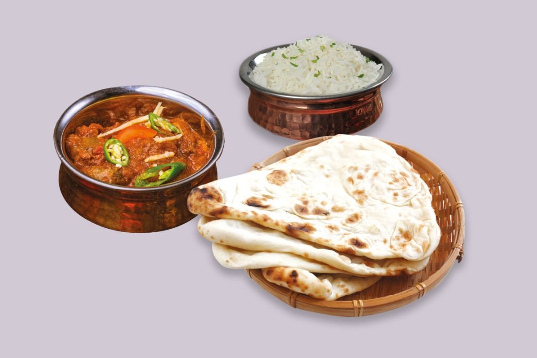 Halal Rogan Josh Naan Set, Food & Drinks, Local Eats on Carousell