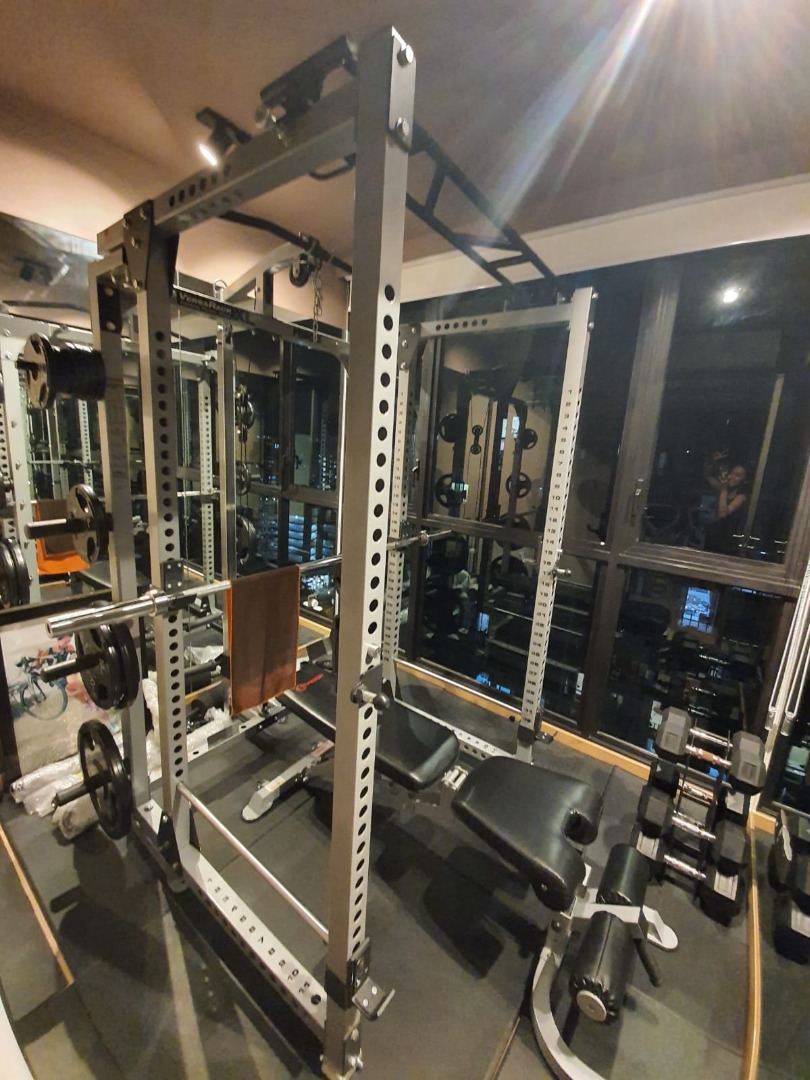 HOME GYM FOLDING POWER RACK, Sports Equipment, Exercise & Fitness ...