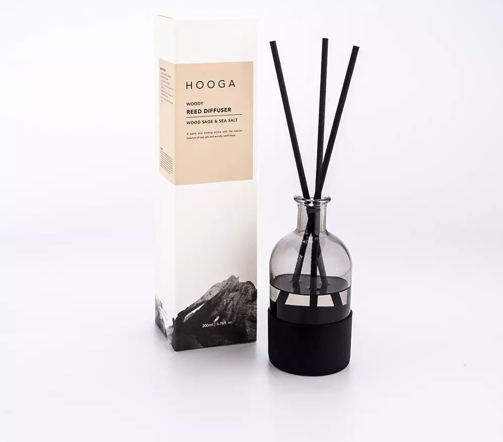 Hooga reed diffuser black series wood sage and sea salt, Furniture ...