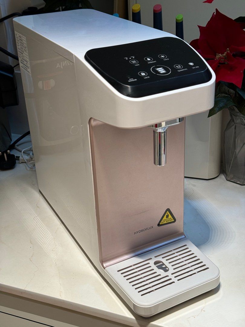 Hydroflux H2300 hot & cold water dispenser, with extra filter, TV & Home Appliances, Kitchen ...