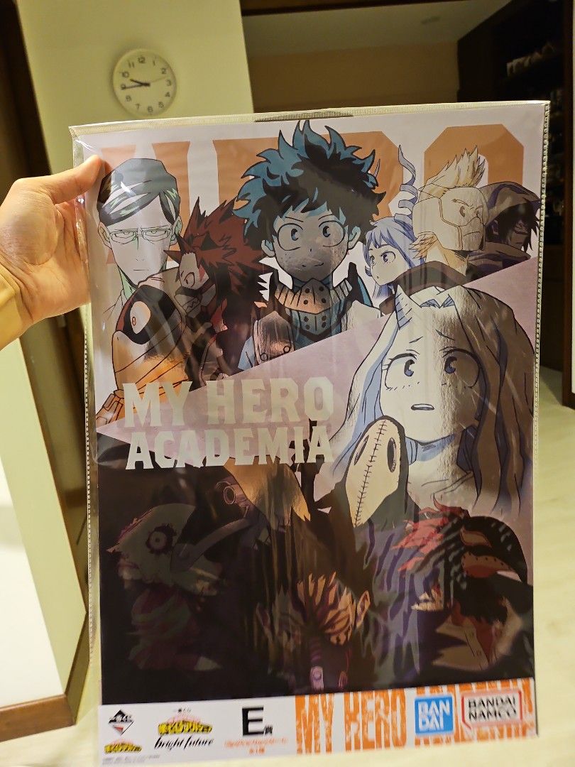 Ichiban Kuji Bright Future MHA Prize E - Metal Poster, Hobbies & Toys ...