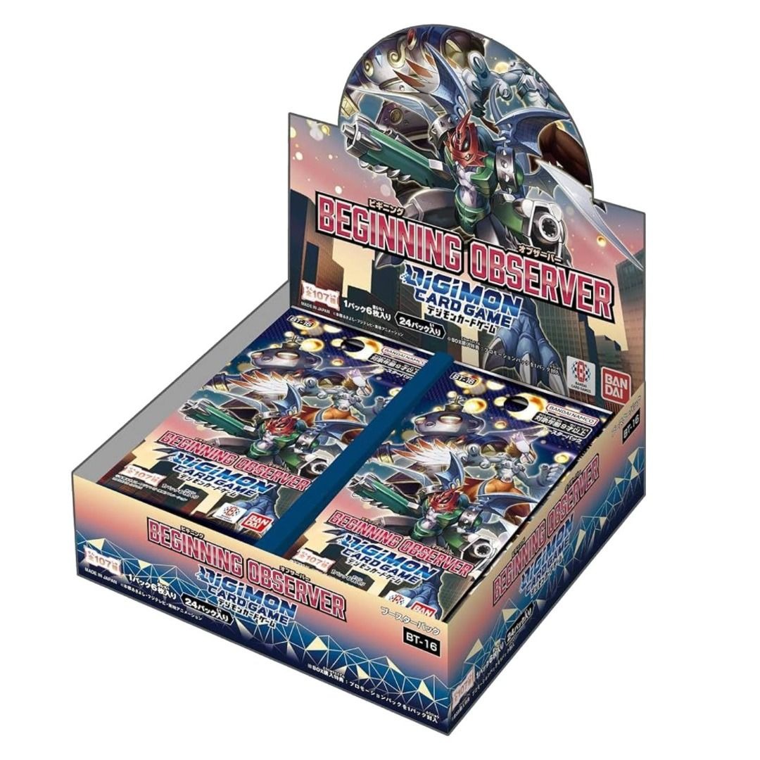 Japanese Digimon Card Game BT-16 Beginning Observer Booster Box ...