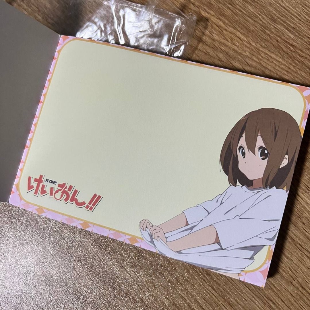 K On! Anime Notepad, Hobbies & Toys, Memorabilia & Collectibles, J-pop ...