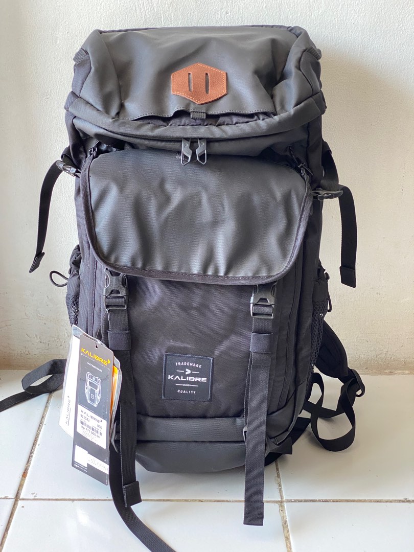Kalibre Wyndham Backpack Black, Fesyen Pria, Tas & Dompet , Ransel di Carousell