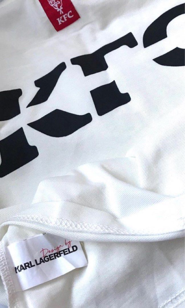 Karl Lagerfeld X KFC Collaboration Shirt (Fits S, M, L), Luxury ...