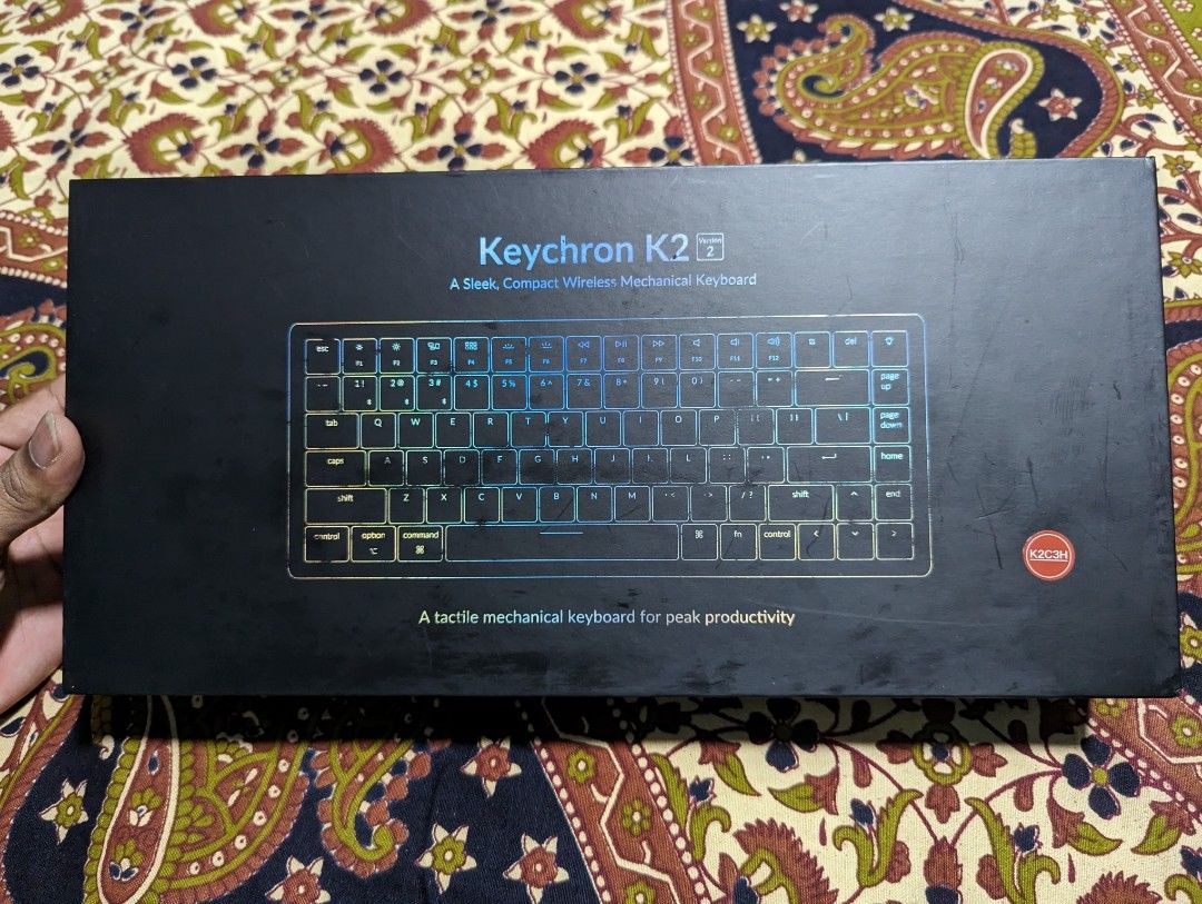Keychron K2V2 Wireless Mechanical Keyboard ( Gateron Brown Switch ...