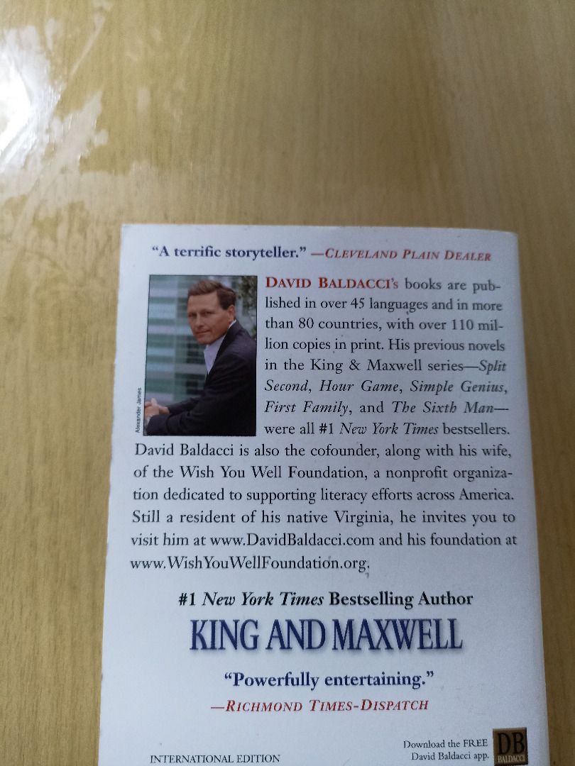 King and Maxwell by David Baldacci, Hobbies & Toys, Books & Magazines ...