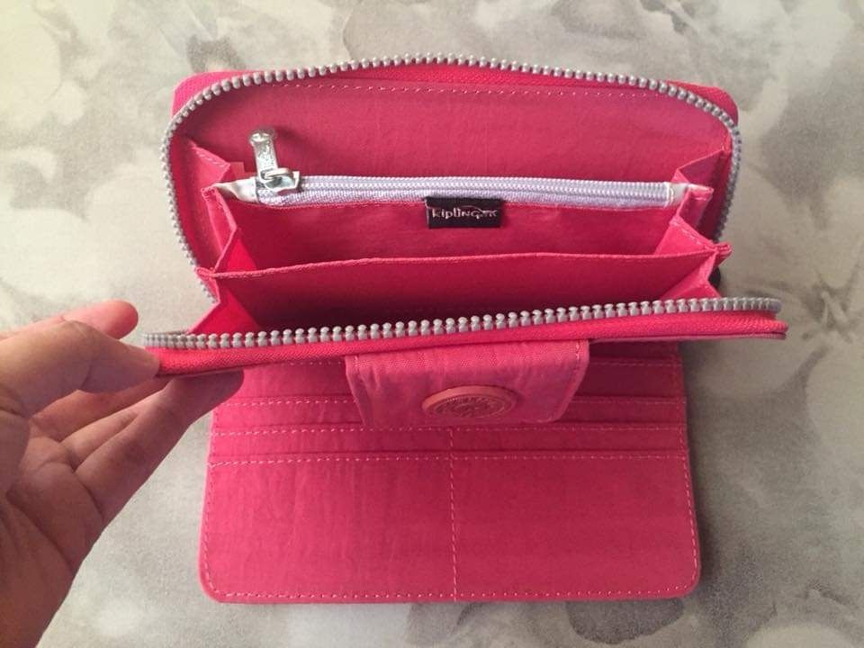 Kipling Long Wallet (Pink), Women's Fashion, Bags & Wallets, Wallets ...