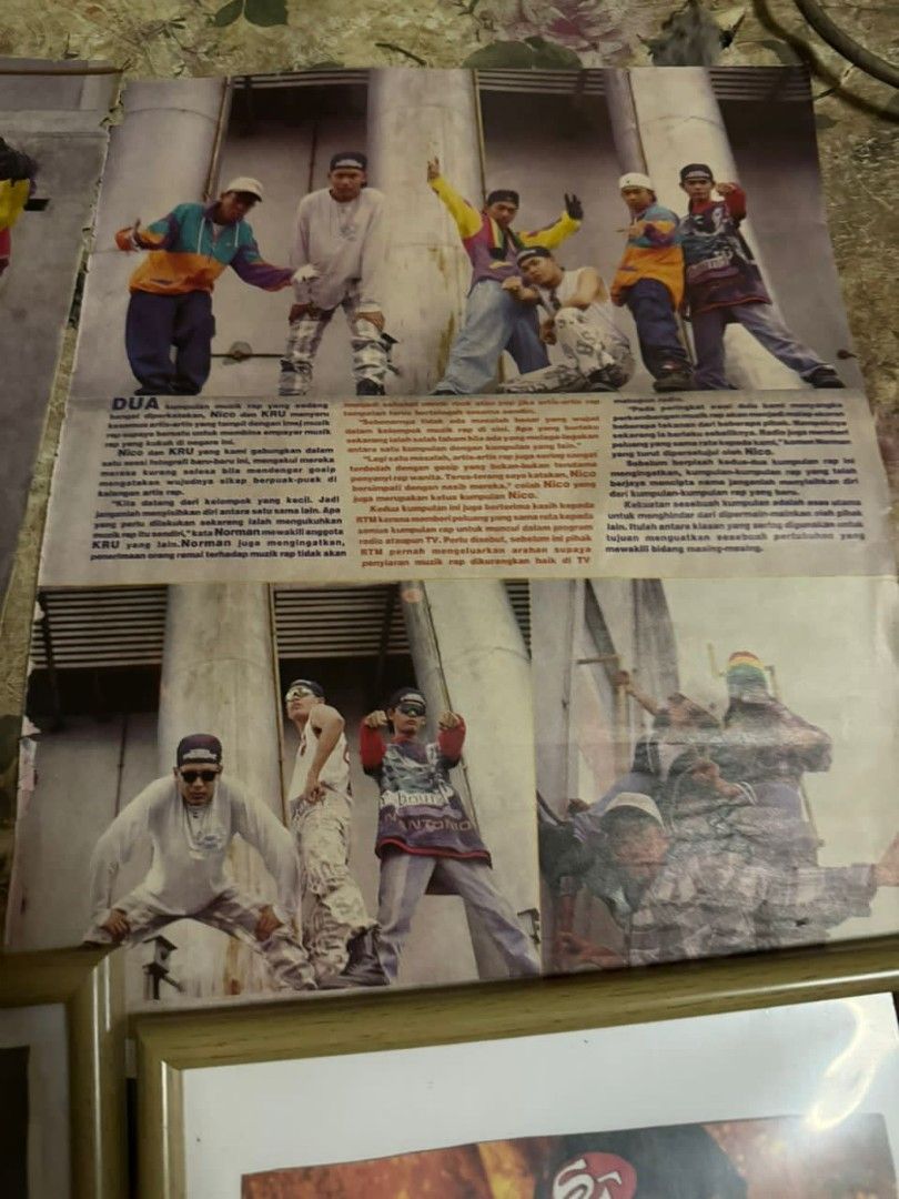 Kru poster a3 rare, Hobbies & Toys, Collectibles & Memorabilia, Vintage ...