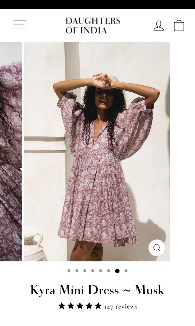 Kyra Mini Dress in Musk, Women's Fashion, Dresses & Sets, Dresses on ...