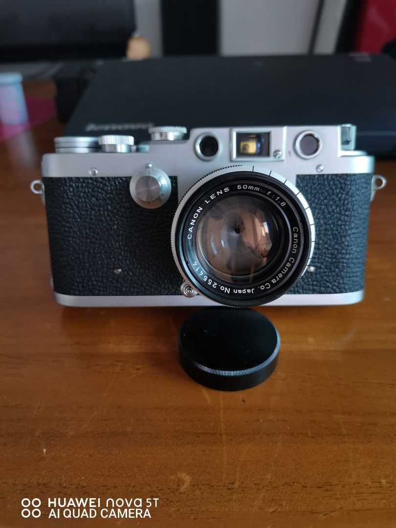 Leotax T2L Leica Copy Rangefinder and Canon 50mm f1.8 Lens Kit, Photography, Cameras on Carousell