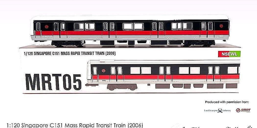 (Limited Edition!) 1:120 C151 MRT Train (2006), Hobbies & Toys ...
