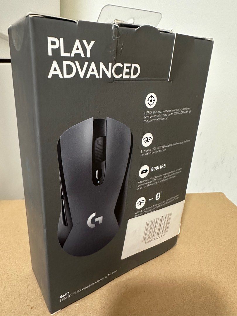 Logitech G603 light speed wireless gaming mouse, Computers & Tech ...