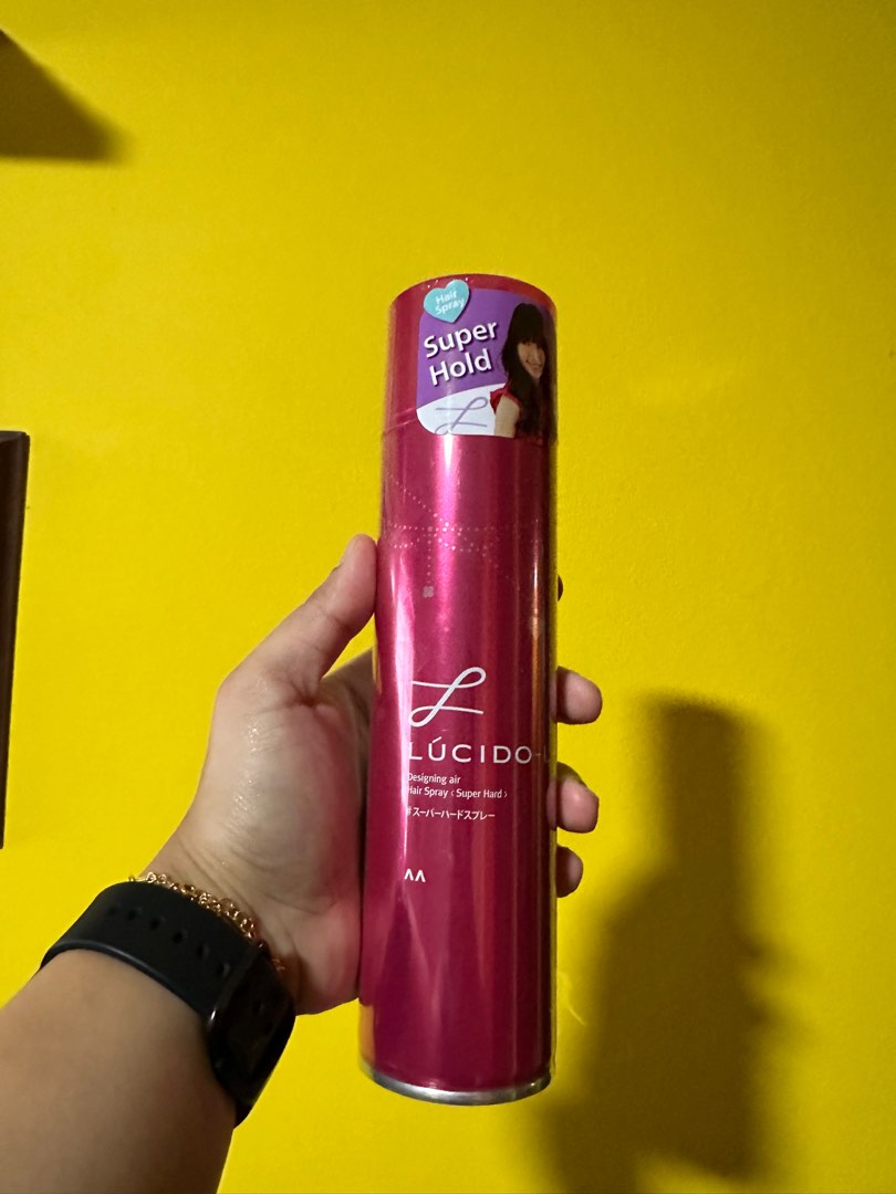 Lucido Hair Spray Strong Hold, Beauty & Personal Care, Hair on Carousell