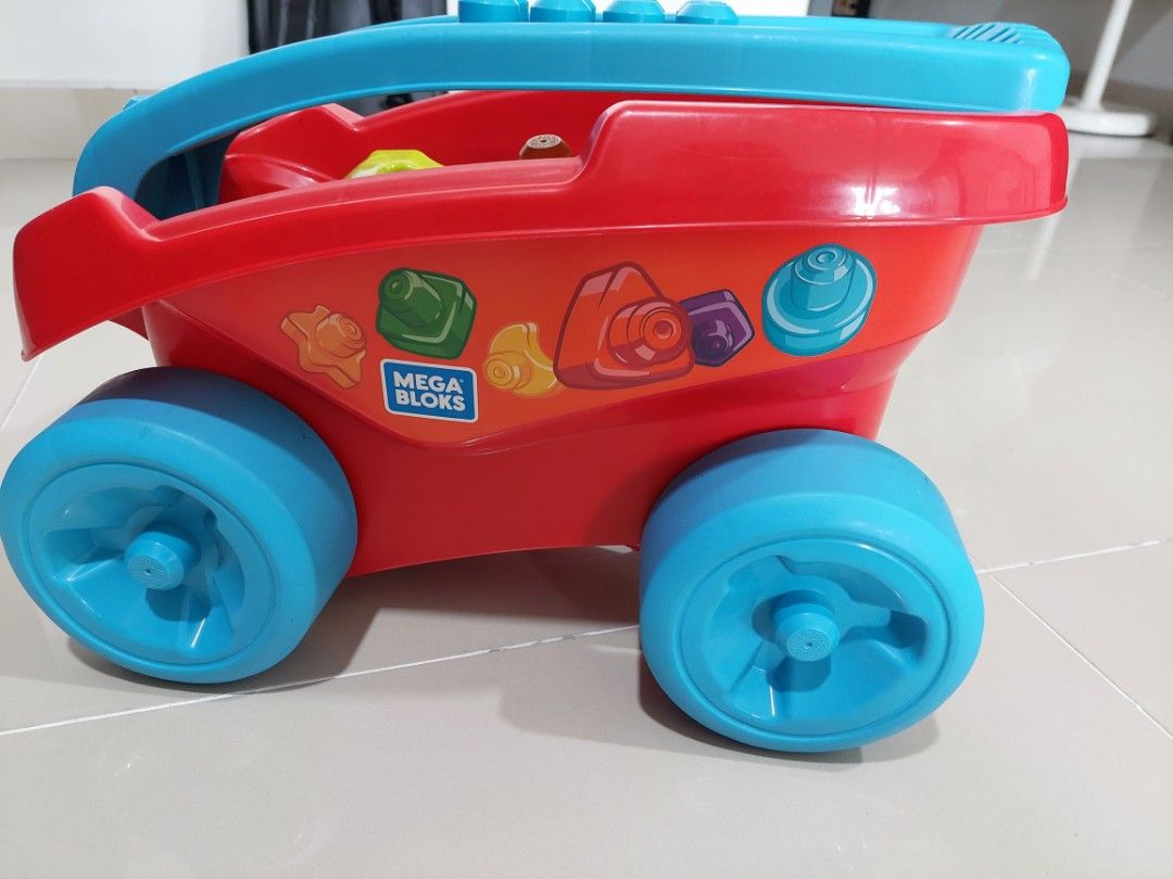 Mega Bloks Shape Wagon Classic, Babies & Kids, Infant Playtime on Carousell