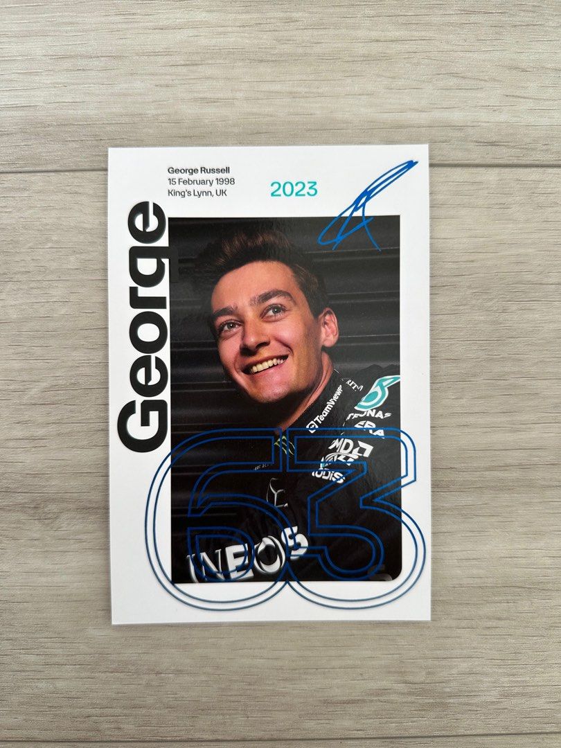Mercedes F1 Driver Cards 2023, Hobbies & Toys, Memorabilia ...