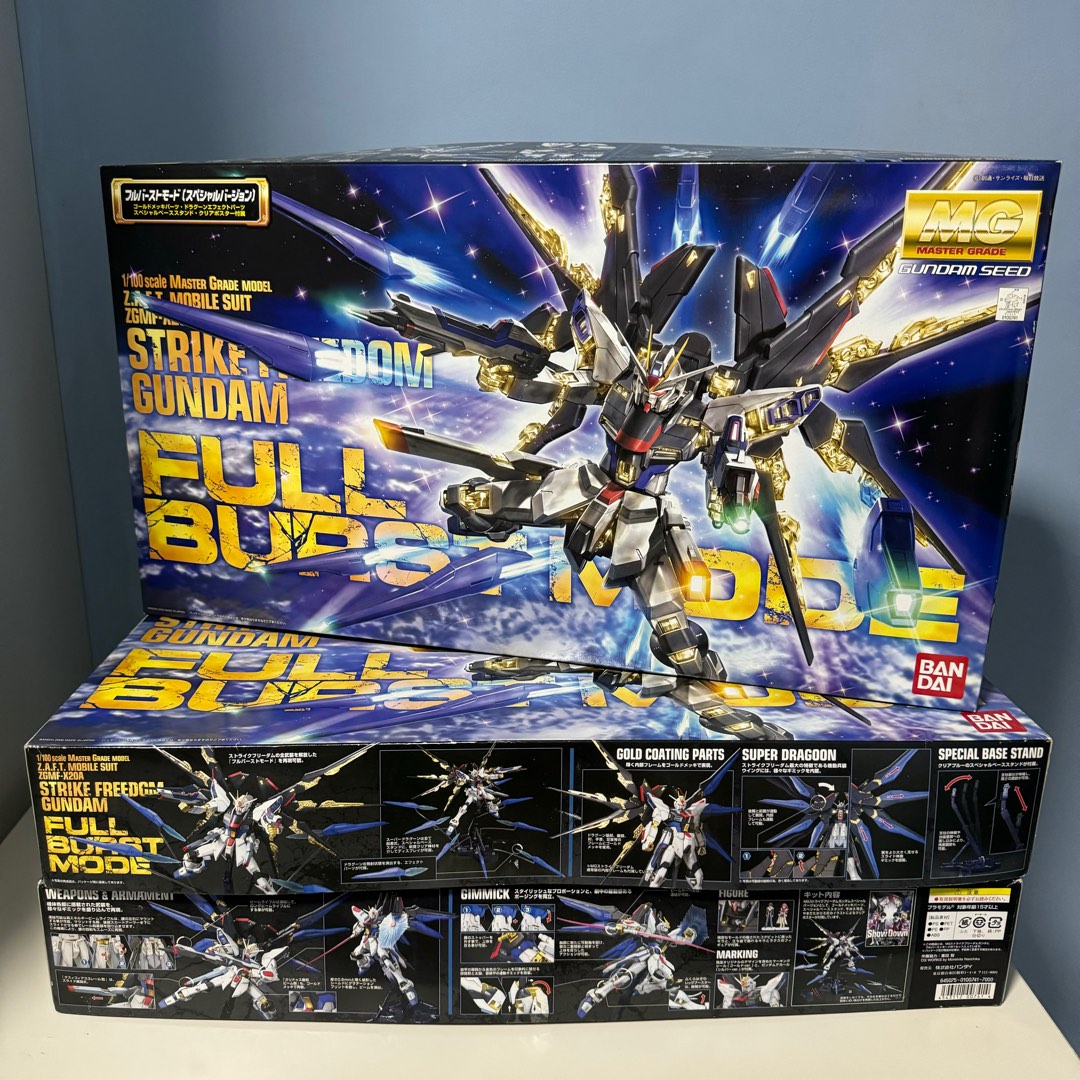 MG strike freedom full burst, Hobbies & Toys, Toys & Games on Carousell