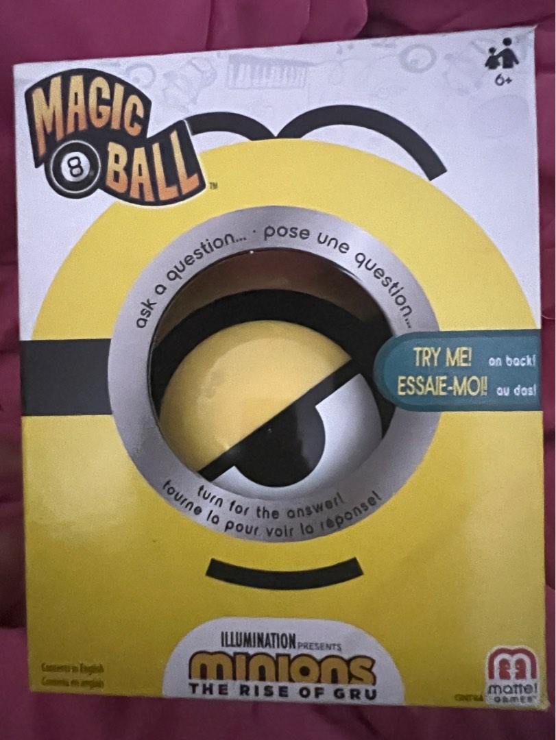 Minion Magic 8 Ball, Hobbies & Toys, Toys & Games on Carousell